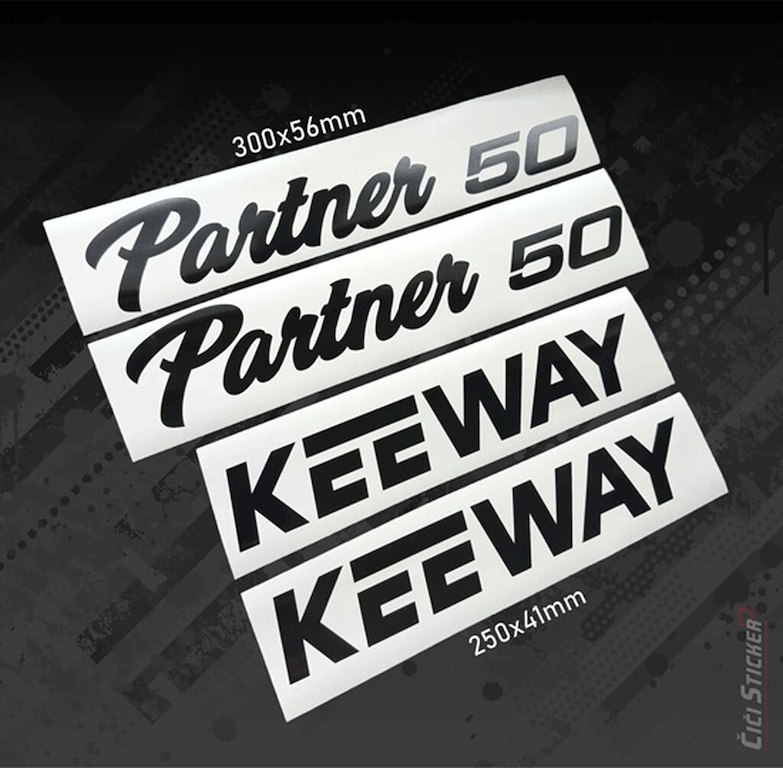 Nalepnice za KEEWAY Partner 50 - Nalepnice za motore - 2809 eeway