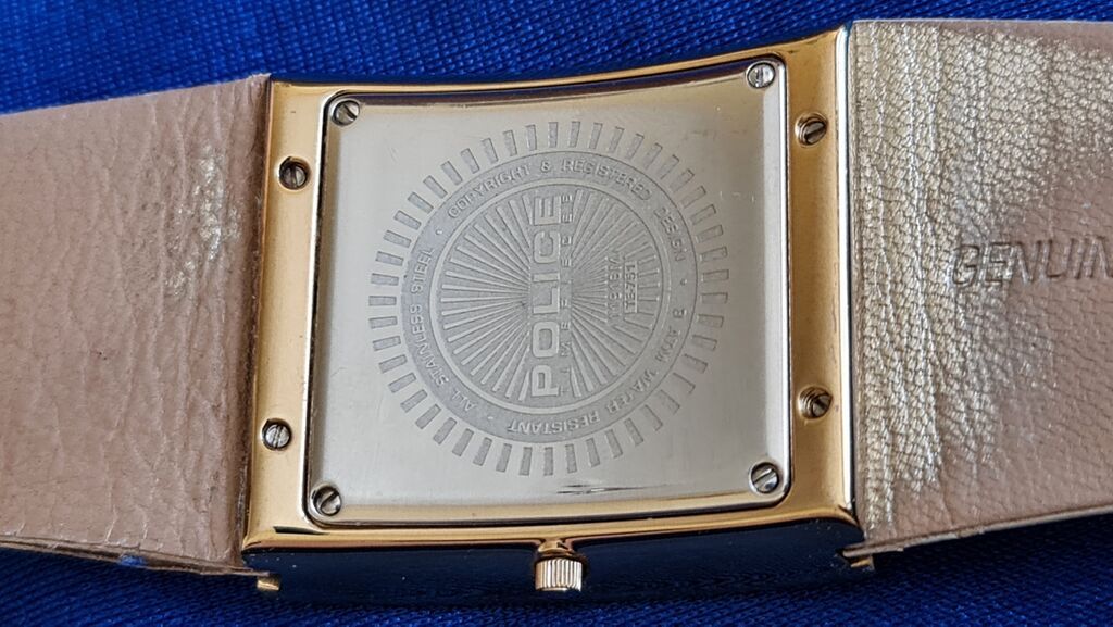 Police muški ručni sat – kvadratni dizajn - Brend: Police (logotipi