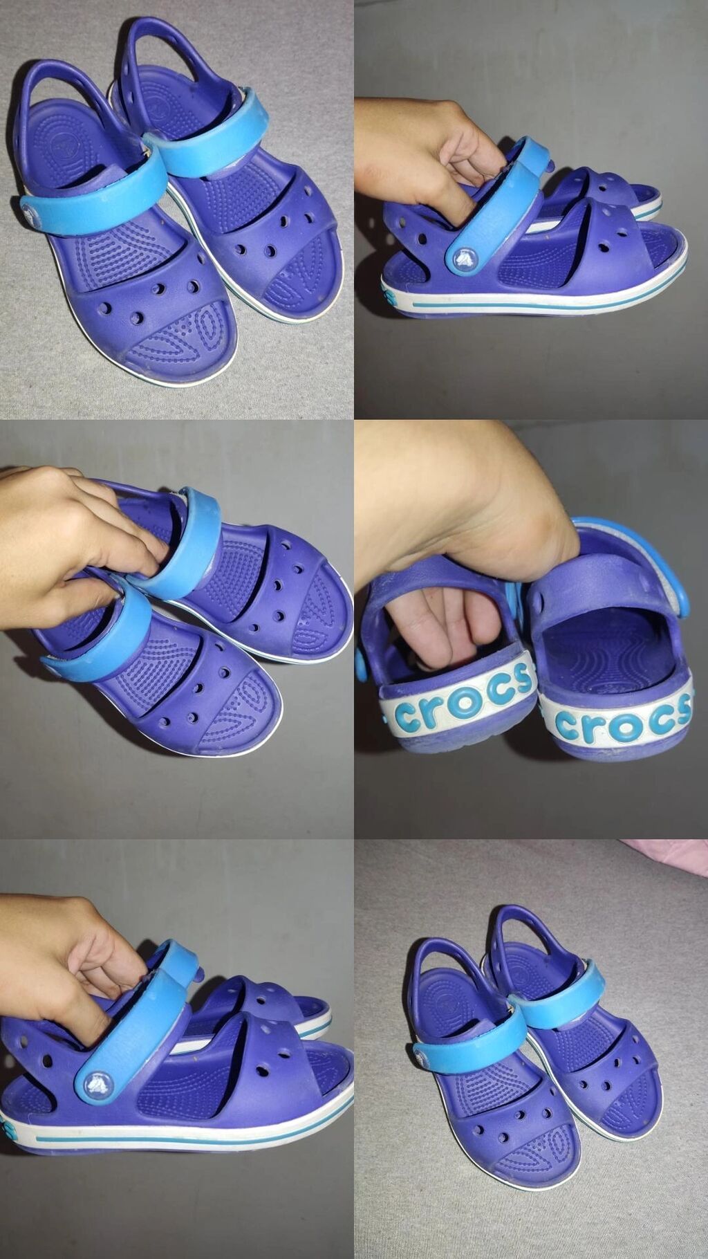 Dečije sandale Crocs - Original Crocs model sa otvorima na prednjem
