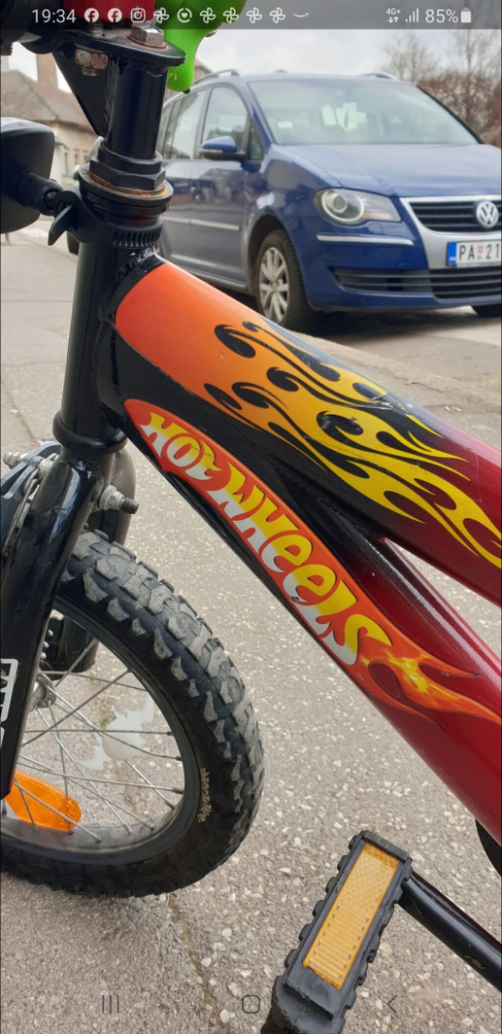 Deténji bicikl Hot Wheels – 16” - Brend/licenca: Hot Wheels (ram sa