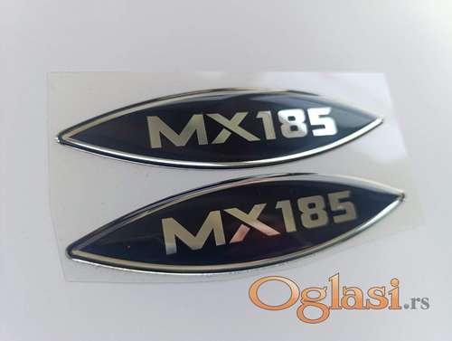 MX 185 stiker oznake za camac