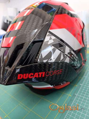 Ducati Corse nalepnice za kacigu motor