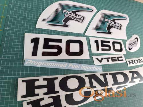 Honda 150 four stroke - nalepnice za pentu