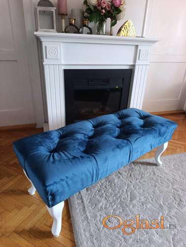 Tabure Chester Lux - Klupa "Denim" (100 x 40)