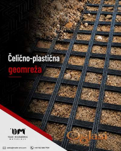 Čelično-plastični geogrid