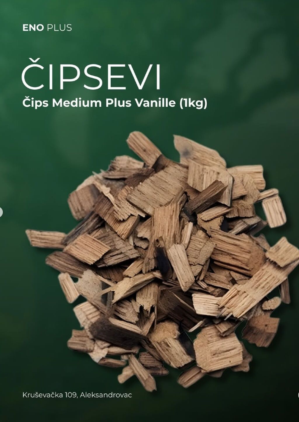Čipsevi za vino i Rakiju – ENO PLUS 1KG Specijalno selektovani drveni