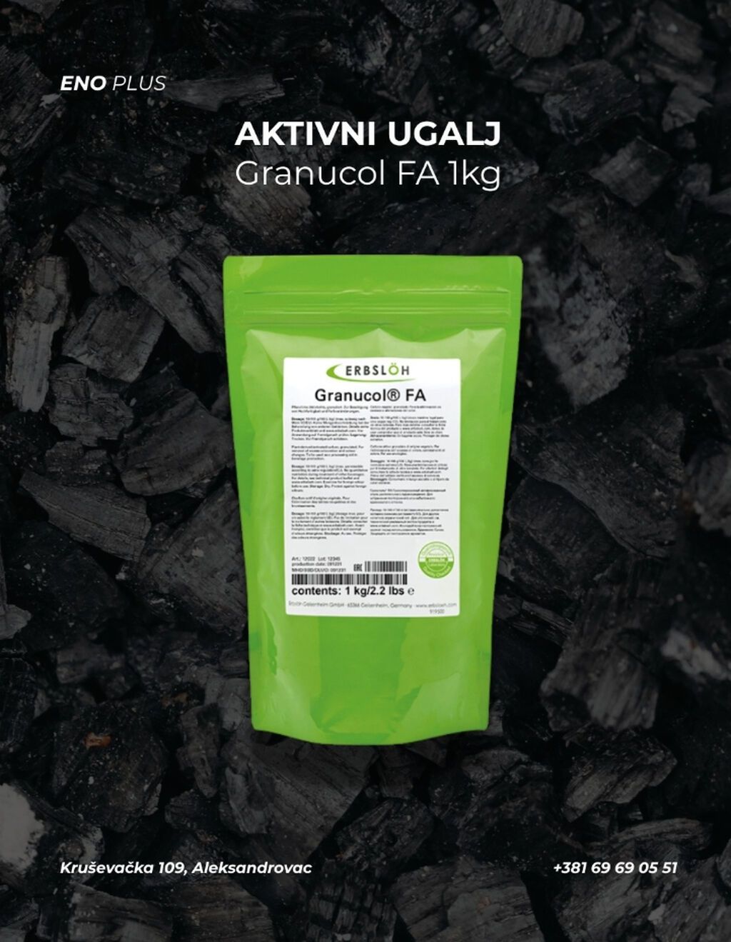 Granucol FA – selektivni aktivni ugalj za fino podešavanje boje i