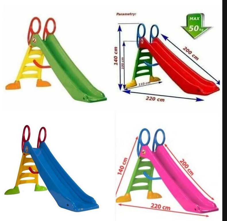 Veliki dohany tobogan 2 m - 9900 din - Dimenzije: ?140 cm,nosivosti