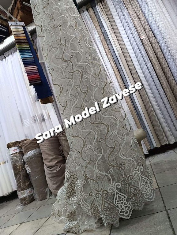     U ponudi " SARA " MODEL ZAVESA !!!! Dostupno u 3 boje : Krem/Bež