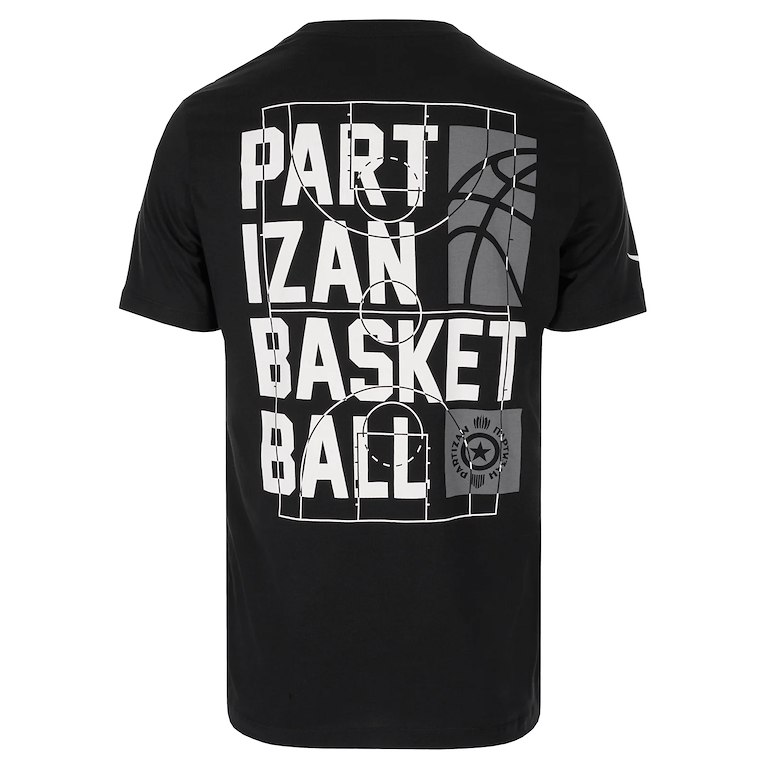 Majica kratkih rukava NIKE "PART-BALL", crna