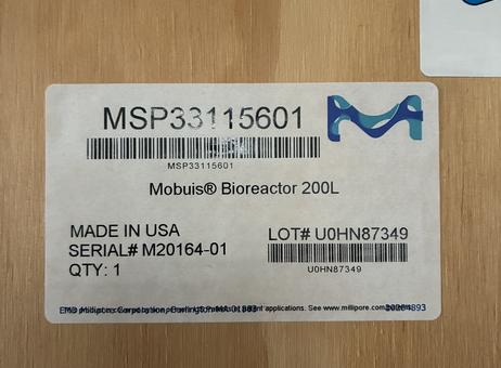 Mobius bioreaktor 200L proizveden u SAD, kompletna farmaceutska proizvodna linija