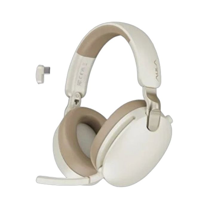 Slušalice Aula A500 Gaming / Wireless / Bežične / ANC / Bluetooth 5.4 / 2.4GHz / USB-C / Light Brown