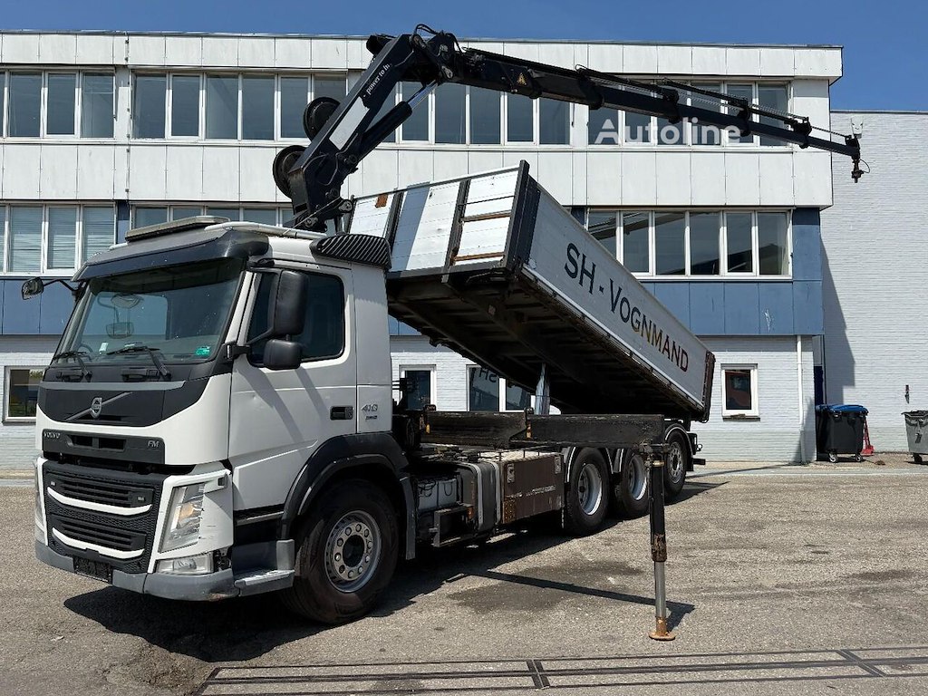 Volvo FM 410 8x4 EURO 6 + HMF 2620-K5 REMOTE + TIPPER 2-SIDE HMF kiper
