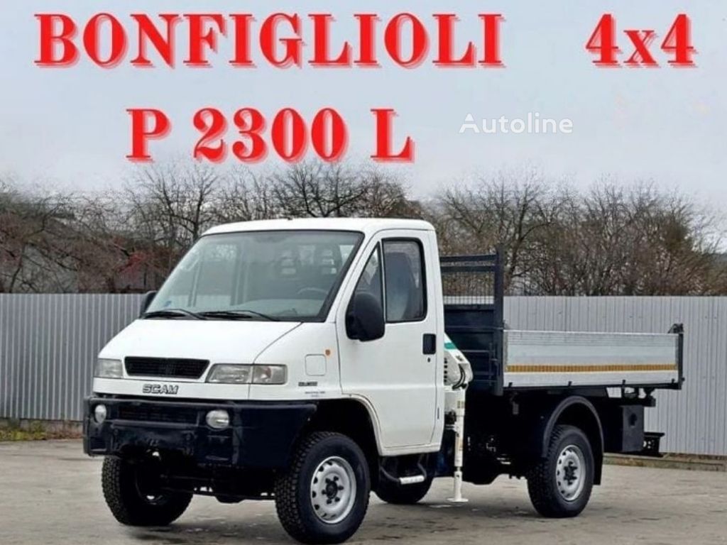 IVECO SCAM SM 35 *Pritsche 3,00m + KRAN kamion s ravnom platformom < 3.5t