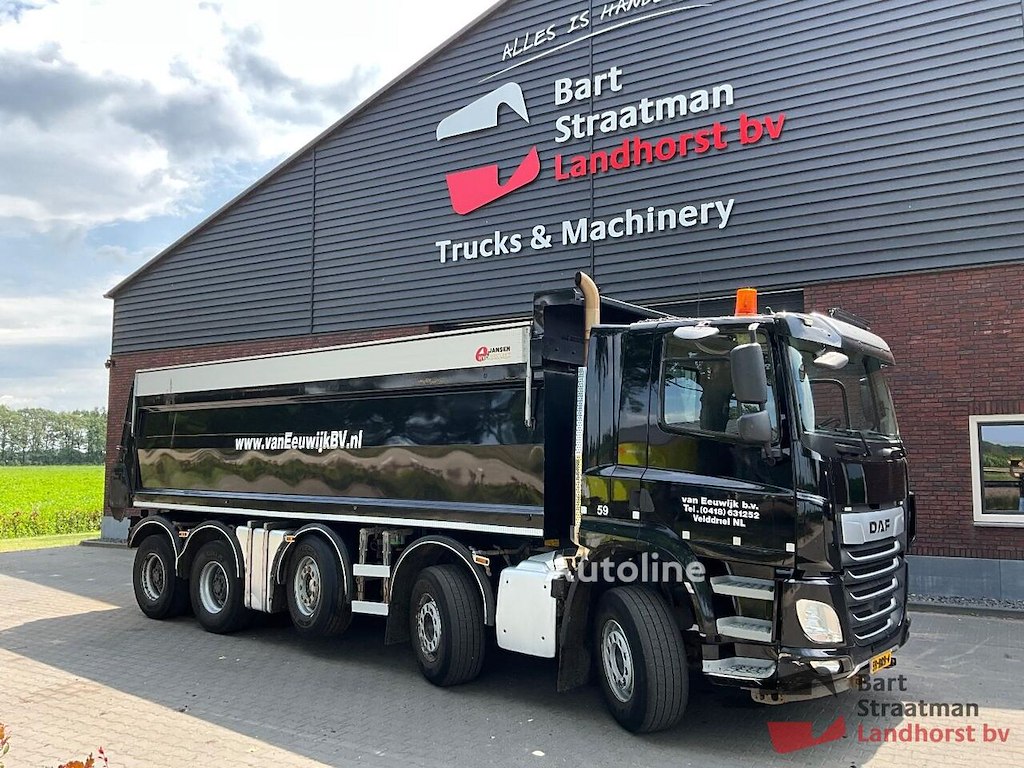 DAF CF 530 MIDLIFT 10x4 bladgeveerd met geisoleerde 22m³ Hyva asfalt kiper