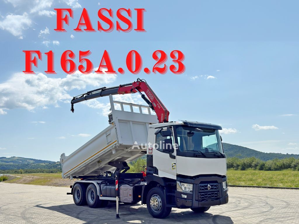 Renault C 430 * FASSI F165A.0.23 + FUNK * 6x4 kiper