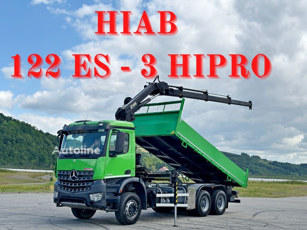 Mercedes-Benz AROCS 2636 * HIAB 122 ES - 3 HIPRO * 6x4 kiper