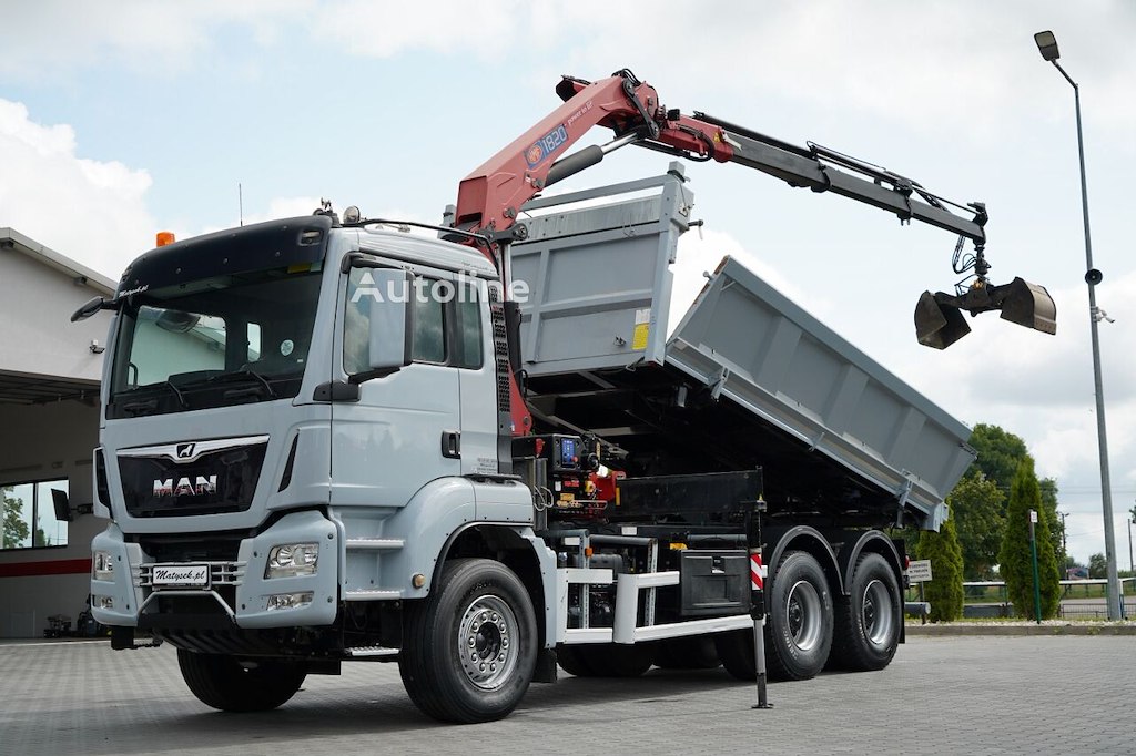 MAN TGS 33.360 / WYWROTKA + HDS kiper