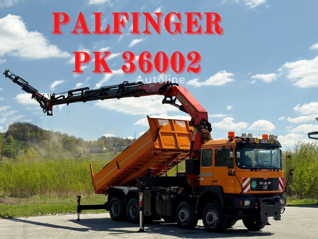 MAN 35.414 * PALFINGER PK 36002 +FUNK / 8x6 kiper