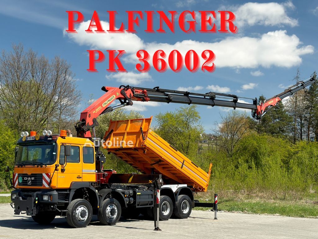 MAN 35.414 * PALFINGER PK 36002 +FUNK / 8x6 kiper