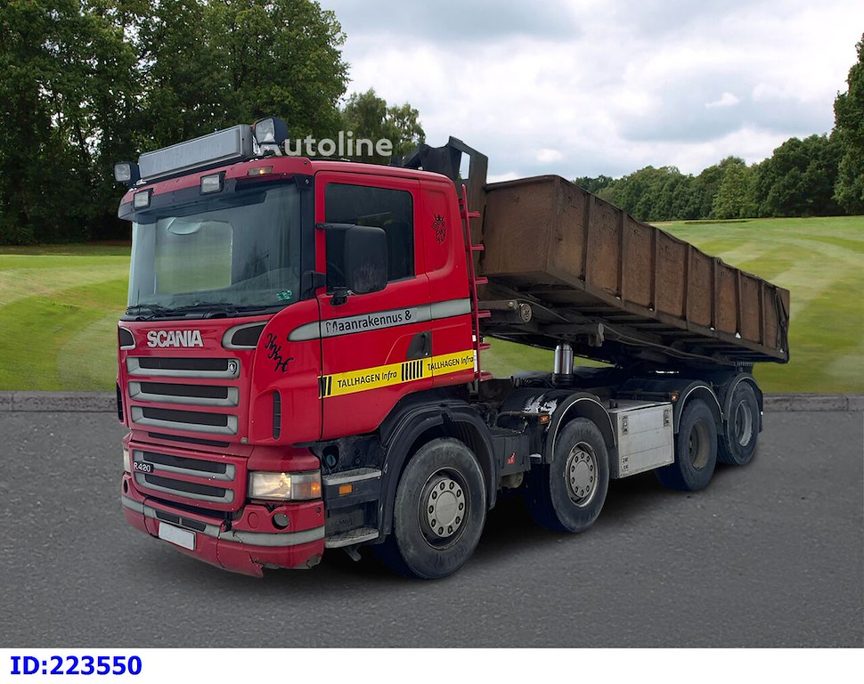 Scania R420 8X2 Manual 3Pedals (ID223550) kiper