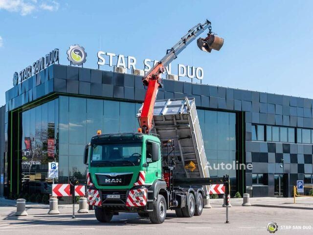 MAN TGS 33.440 6x4 PALFINGER PK 22002 Crane Tipper kiper