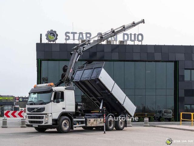 Volvo FM430 6x2 HIAB 166 E-5 HIPRO Crane Kipper kiper