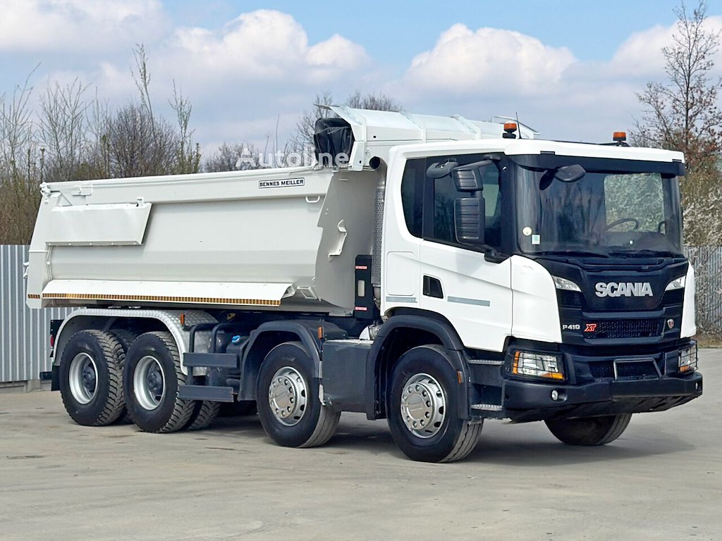 Scania P 410 XT * Kipper * 8x4 * TOPZUSTAND ! kiper