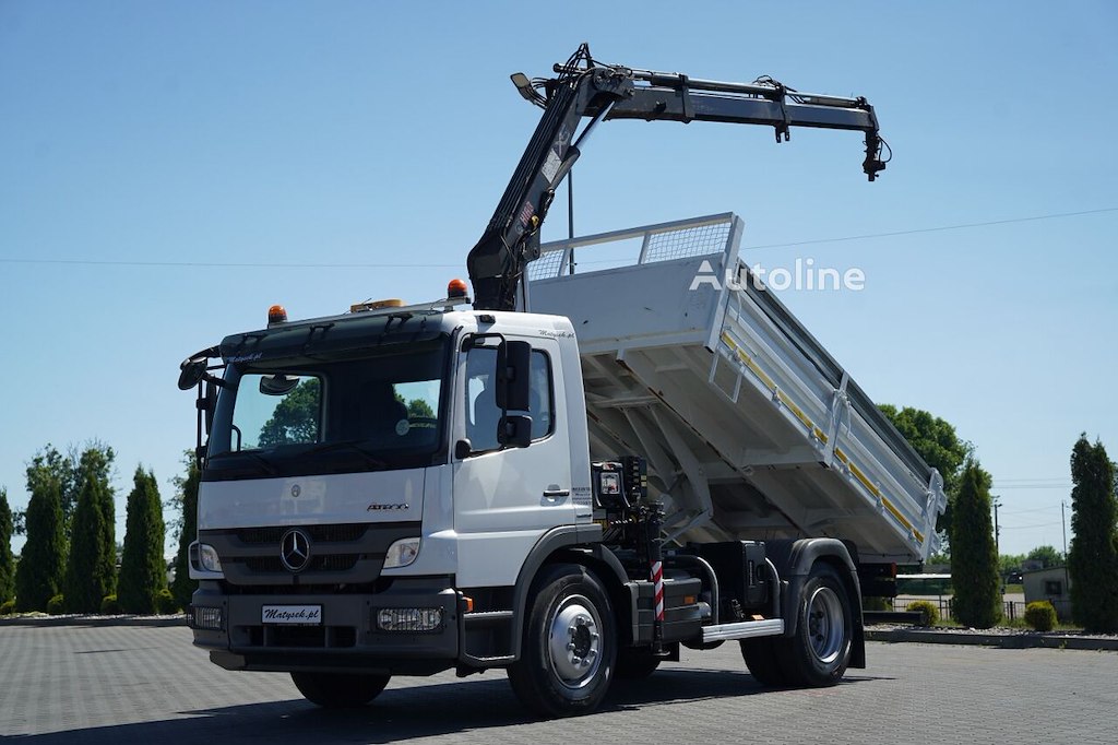 Mercedes-Benz ATEGO 15.24 / 4X2 / WYWROTKA + HDS HIAB 088 BS-2  /  ROTATOR / M kiper