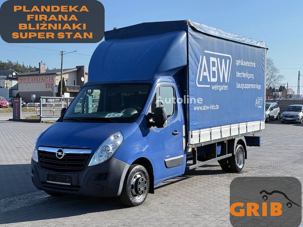 Opel Movano 135 CDTI Plandeka + Firana 8ep BLIŹNIAKI Super kamion s ceradom < 3.5t