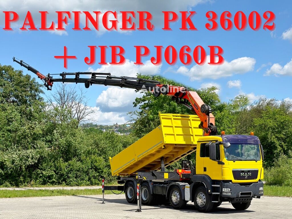 MAN TGS 41.480 * PK 36002 + JIB 060B + FUNK * 8x4 kiper