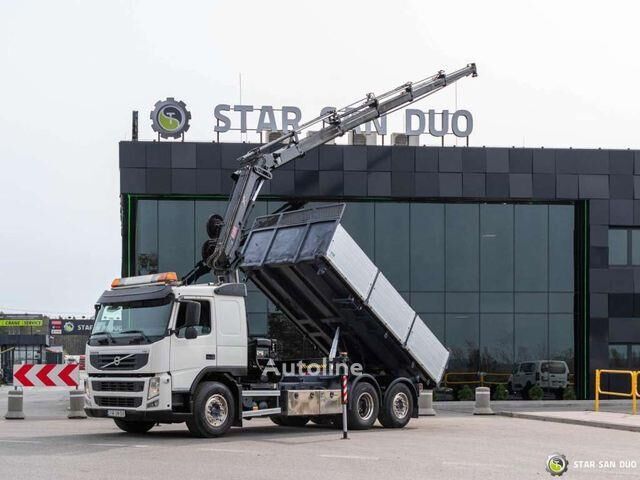 Volvo FM430 6x2 HIAB 166 E-5 HIPRO Crane Kipper kiper