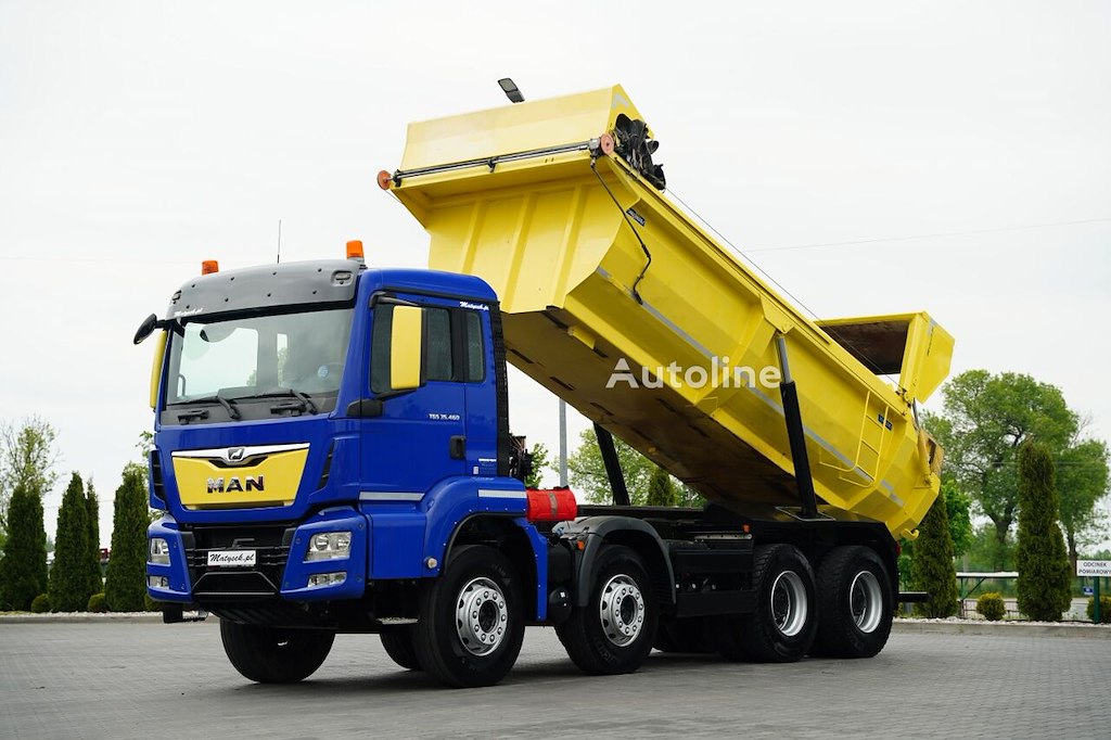 MAN TGS 35.460 / 8x4 / WYWROTKA 5.8 M / HYDROKLAPA / NAVI / 2018 ROK kiper