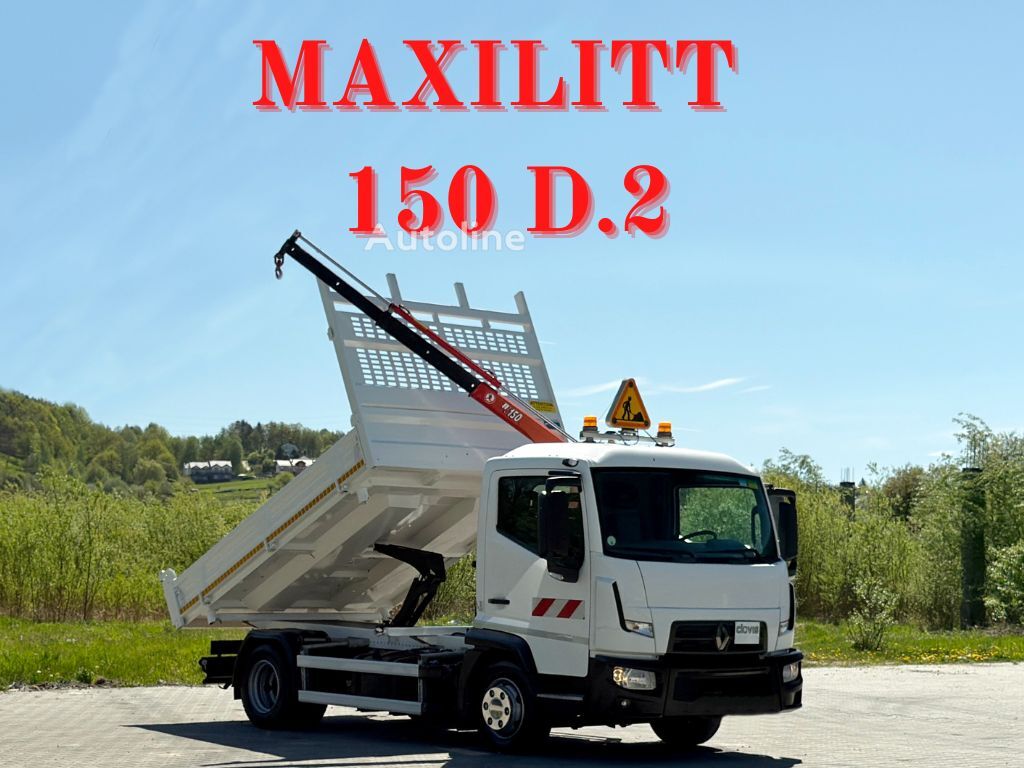 Renault D 7.5 *TIPPER 3,25m *MAXILIFT 150 D.2 * TOP! kiper