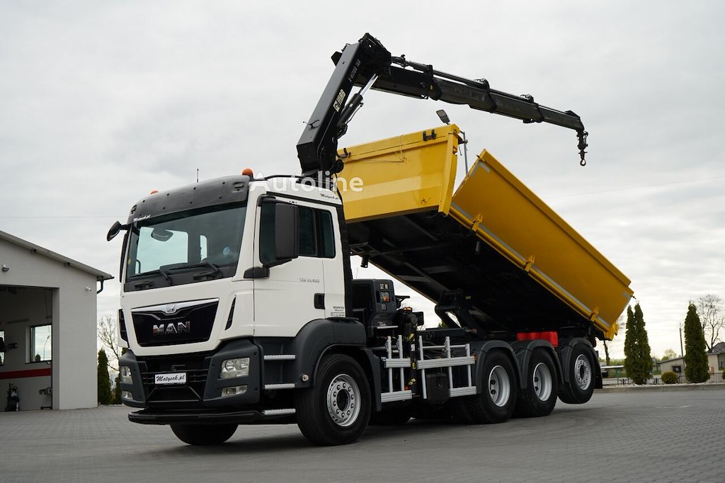 MAN TGS 32.400 / 8x4 / TRIDEM / WYWROTKA 2 STRONNA / HYDROBURTA / BO kiper