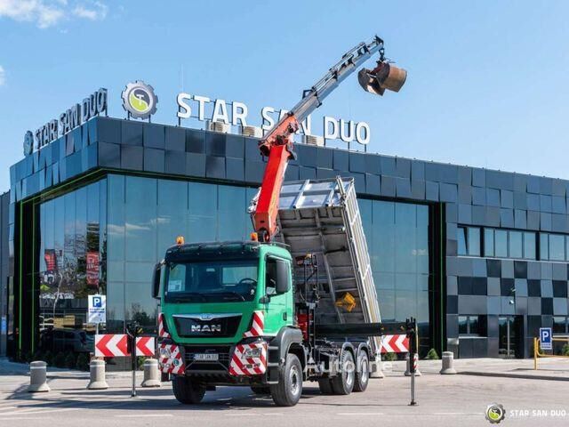 MAN TGS 33.440 6x4 PALFINGER PK 22002 Crane Tipper kiper