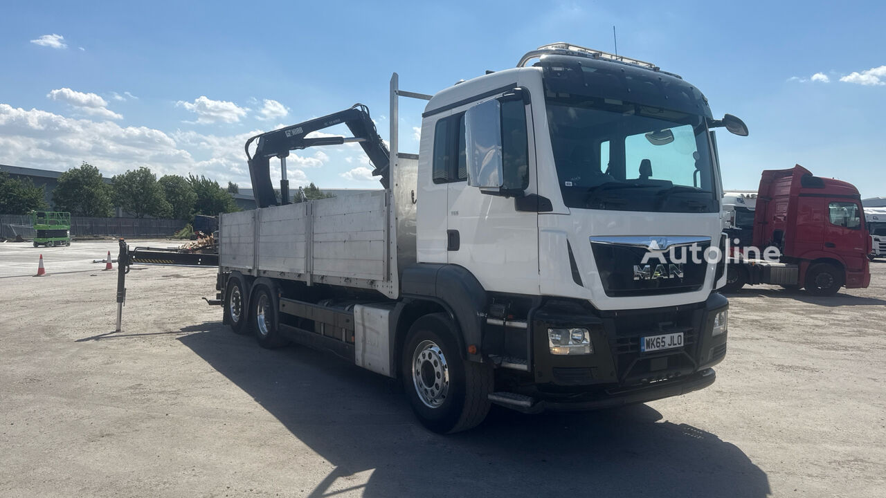 Prodaje se MAN TGS 26.360 kamion s ravnom platformom na aukciji