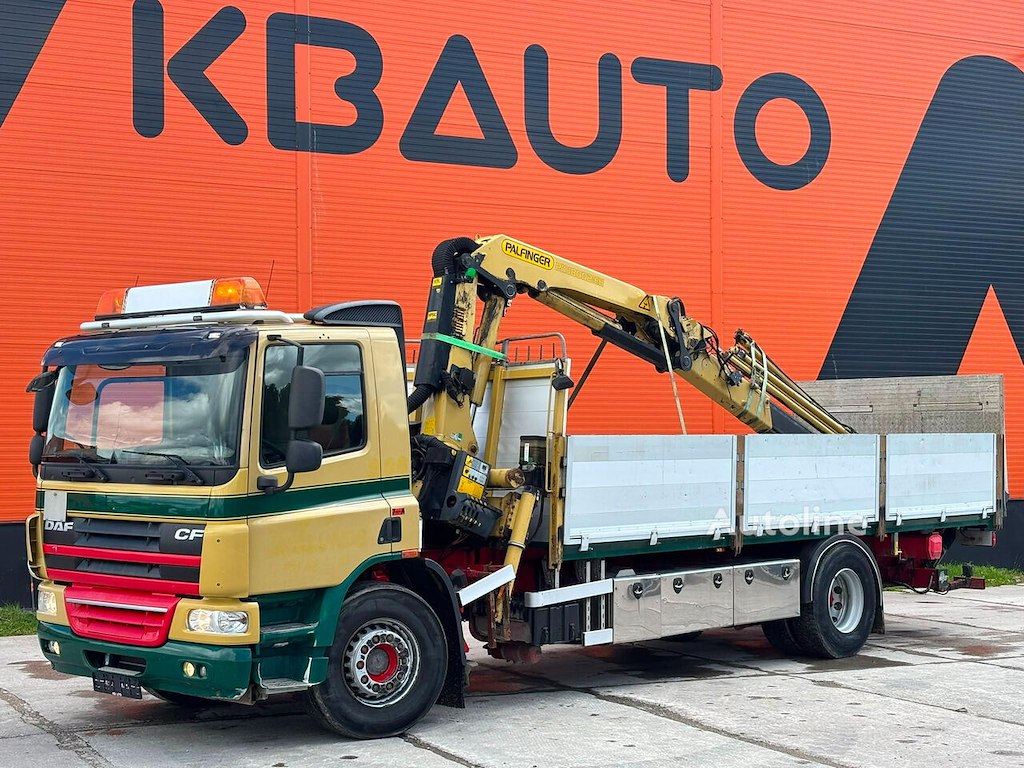 DAF CF 75.310 4x2 CRANE DAMAGE ! / PK18002 / PLATFORM L=6928 mm kamion s ravnom platformom