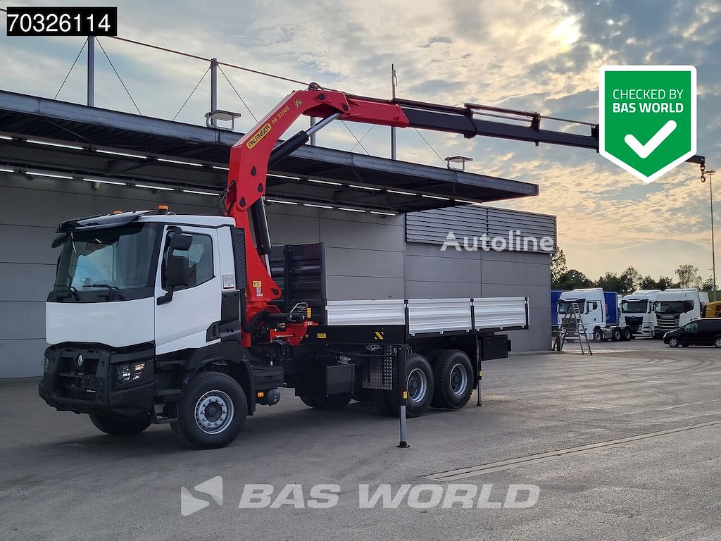 Novi Renault K420 6X4 NEW! EURO 3 Palfinger PK32080 Remote 5x Extensions Full kamion s ravnom platformom