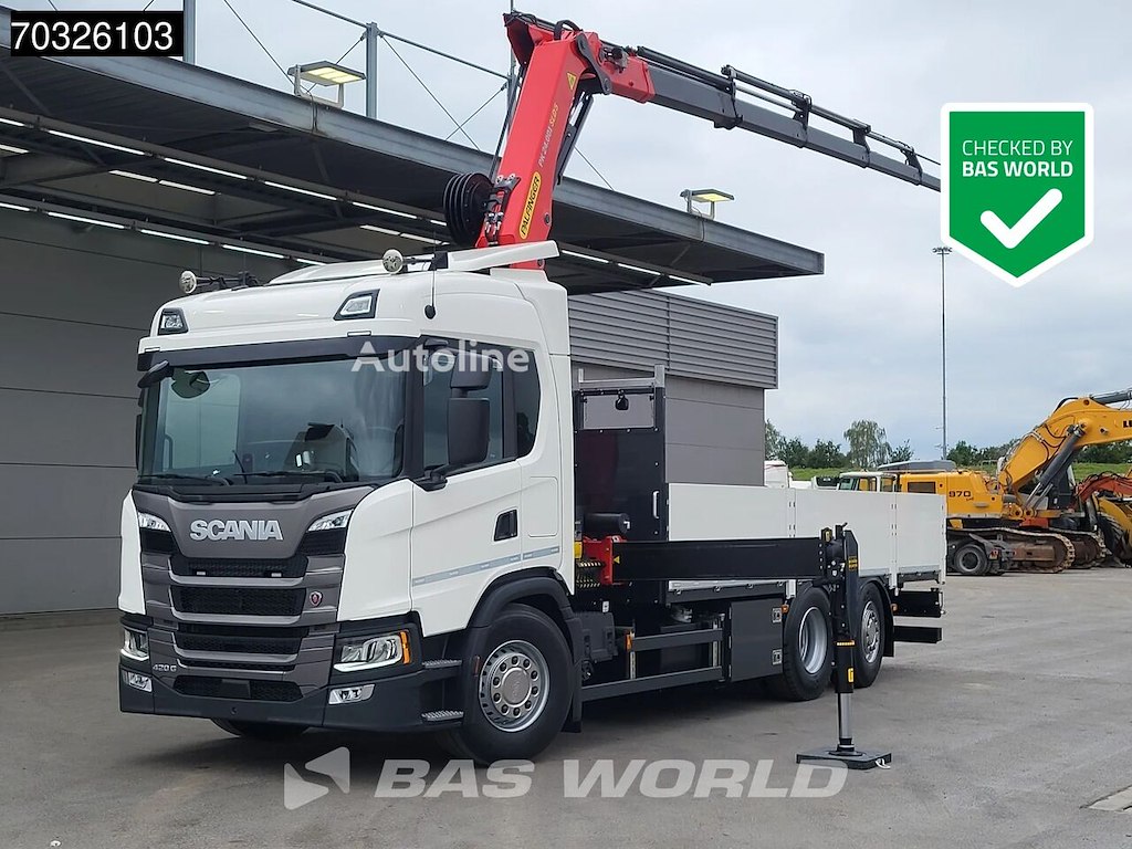 Novi Scania G420 6X2 New! Palfinger PK24.001 SLD 5 Crane Kran Retarder Lift+ kamion s ravnom platformom