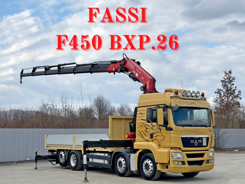 MAN TGS 35.480 kamion s ravnom platformom
