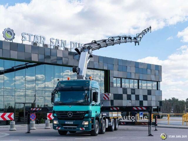 Mercedes-Benz ACTROS 3258 8x4 Palfinger PK 72002 Crane kamion s ravnom platformom