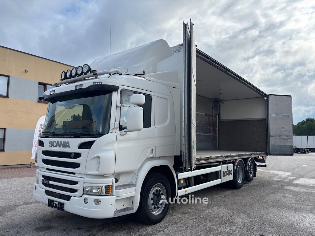 Scania P320 6x2*4 EURO6 + FULL SIDE OPENING BOX kamion furgon