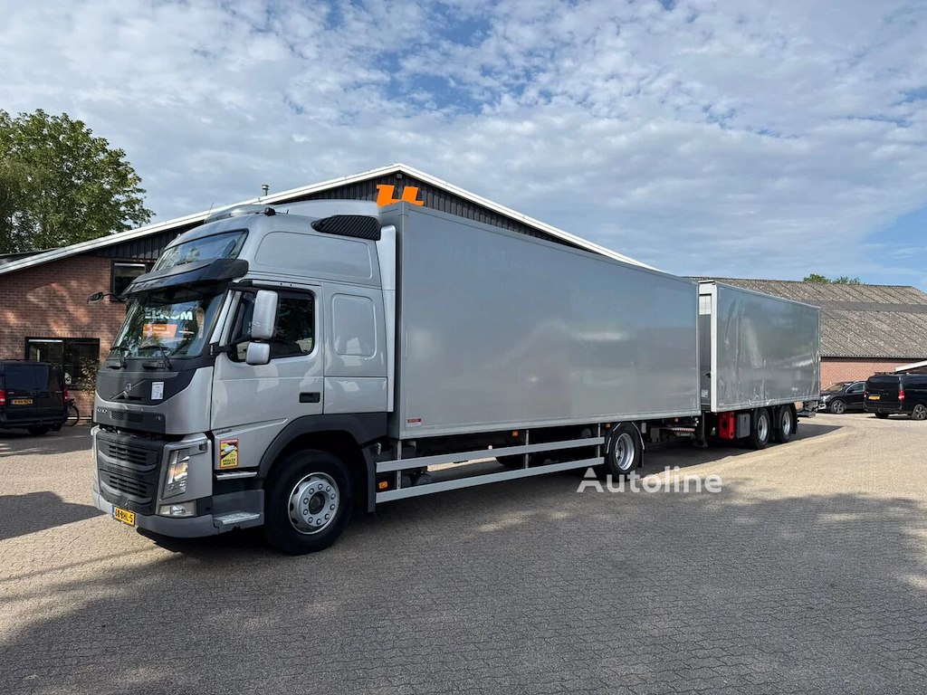 Volvo FM 370 7.7M Koffer EURO 6 LBW + Pacton AHW ACC kamion furgon