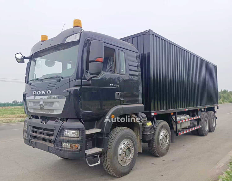 Novi Sinotruk Howo TX430 Cargo Van Box Truck for Sale kamion furgon