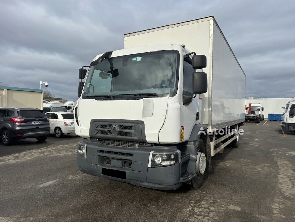 Renault D 19 box truck+tail lift kamion furgon