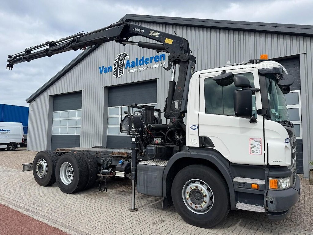 Scania P360 6x2, HIAB 188 E-3, Chassis / Fahrgestell kamion šasija