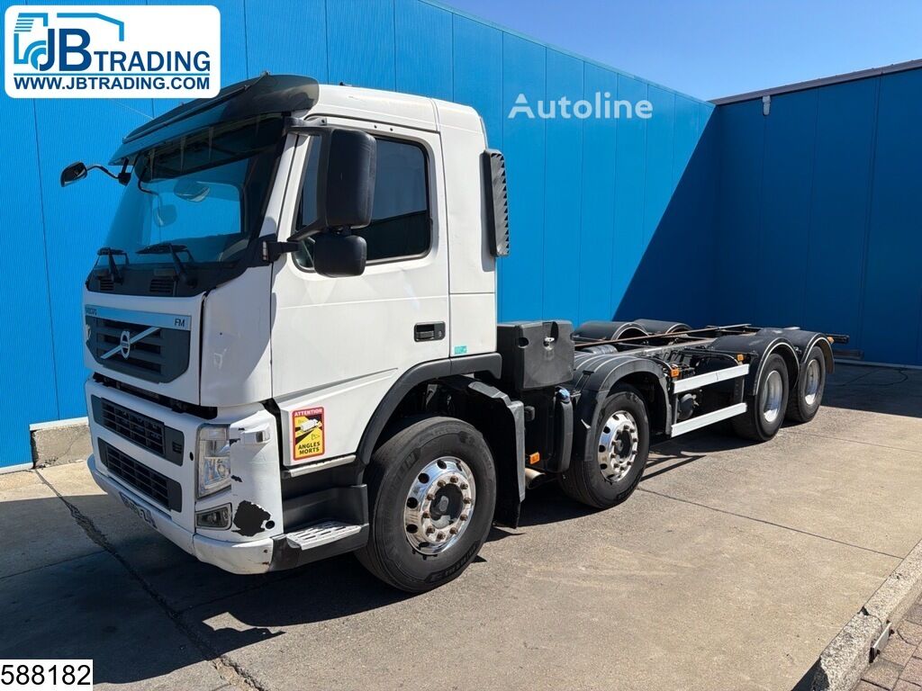 Volvo FM 410 8x4, Euro 5, PTO, Steel spring suspension kamion šasija
