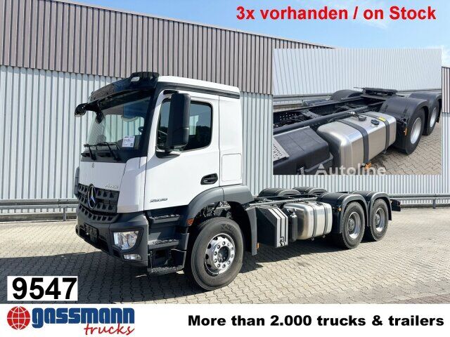 Novi Mercedes-Benz Arocs 2636/43 6x4, NMV u. NEBENABTRIEB, 3x kamion šasija