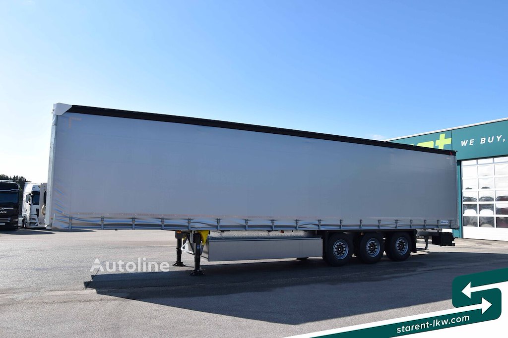Nova Schmitz Cargobull Liftachse Palettenkasten XL- und Getränkezertifikat | MIETE poluprikolica sa kliznom ceradom